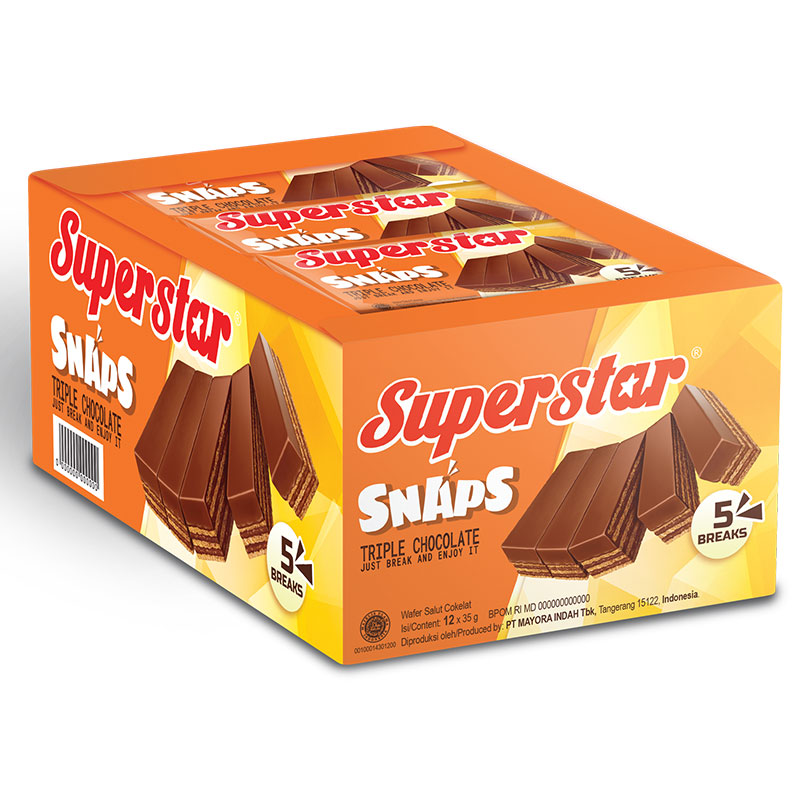 SUPERSTAR Wafer Snap 28 g 12 pcs | Makro PRO