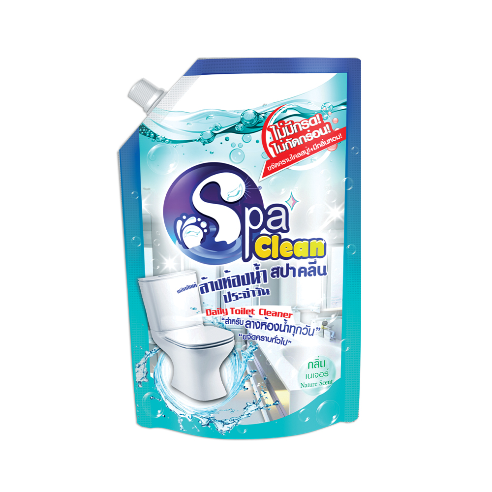 Spa Clean น้ำยาล้างห้องน้ำ ไม่มีกรด กลิ่นเนเจอร์ ขนาด 2000 มล. | Makro PRO
