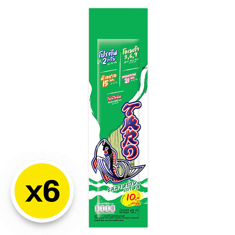 TARO Fish Snack Korean Seaweed Flavored 10 g x 6 | Makro PRO