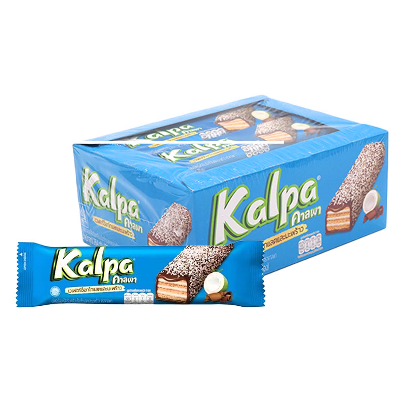 KALPA Wafer Cokelat Kelapa 22 g x 12 | Makro PRO