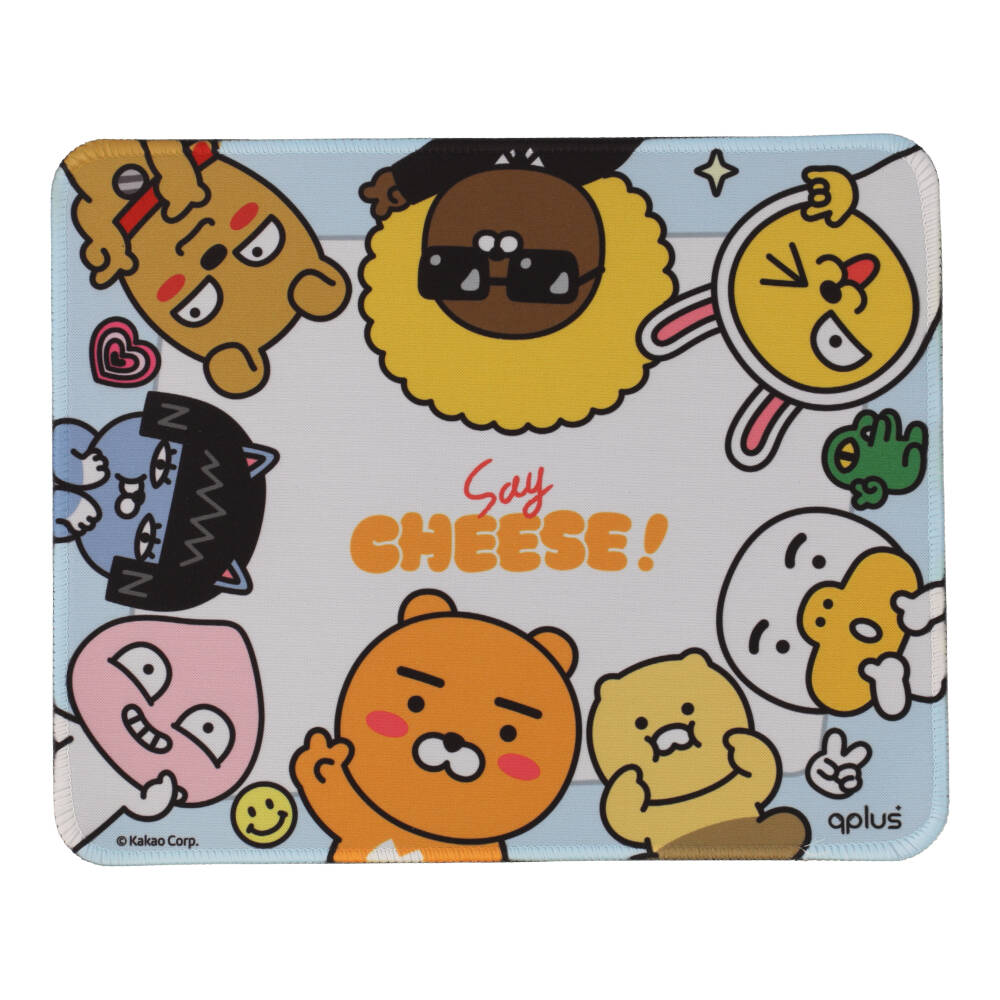 คิวพลัส แผ่นรองเมาส์ Mouse Pad x Kakao Say Cheese MP002 สีฟ้า | Makro PRO