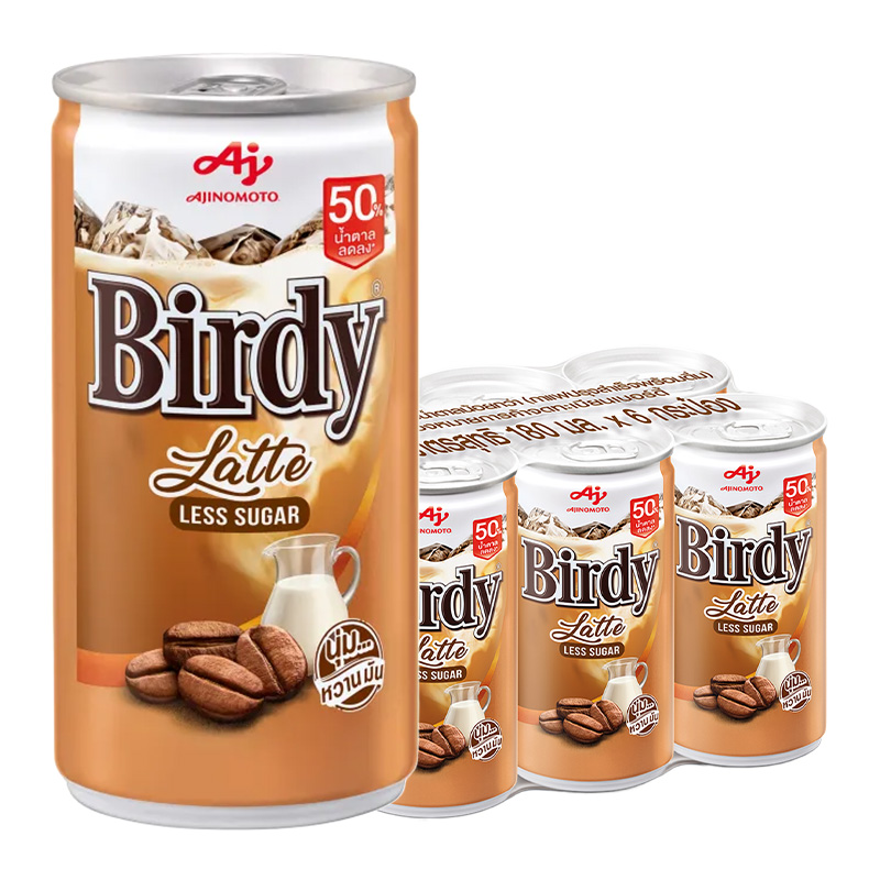 BIRDY Latte 180 ml x 6 | Makro PRO
