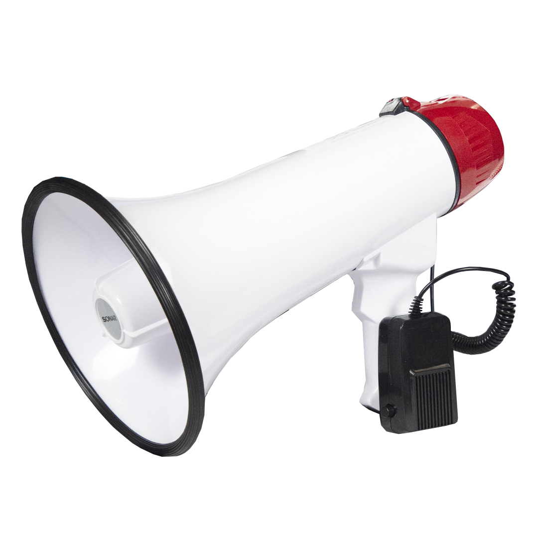 Sonar Megaphone 8 นิ้ว รุ่น MG-20RUB โทรโข่งกระจายเสียง รองรับอัดเสียง ...
