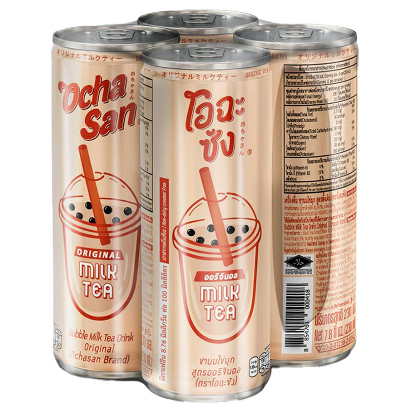 OCHASAN Bubble Milk Tea Original 230 ml x 4 | Makro PRO