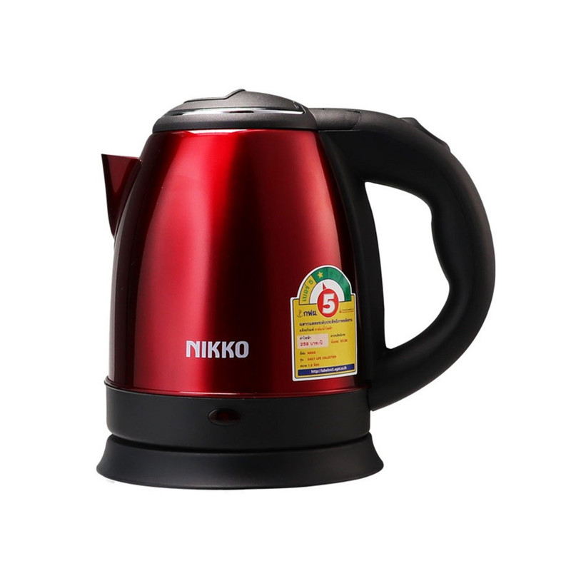 NIKKO เดลี่ไลฟ์ กาต้มน้ำไฟฟ้า1.2ลิตร (NKEK-DL12) แดงNK-EKDL12RD | Makro PRO