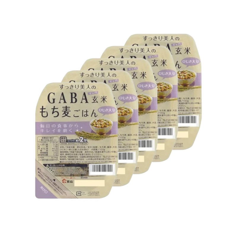 SHOKKYO Gaba Genmai Mochimugi Gohan Hijiki Daizu - Unpolished Japanese ...