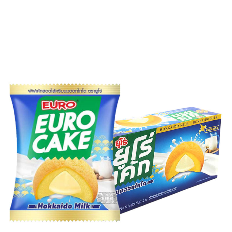 EURO Cake Hokkaido Milk 17 g x 12 | Makro PRO