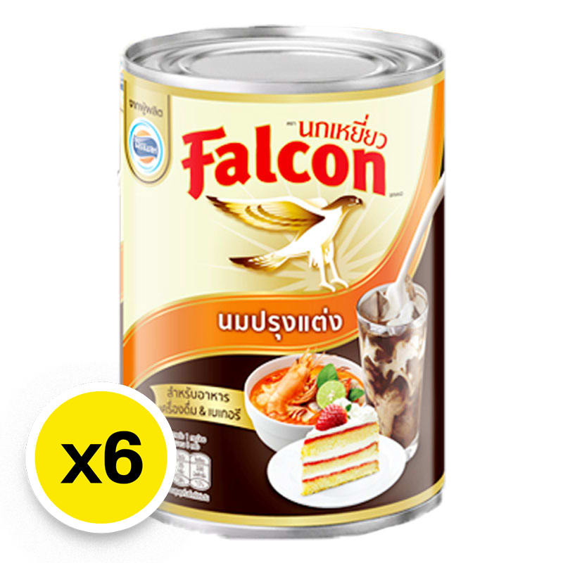 FALCON Evaporated Milk 375 g x 6 | Makro PRO