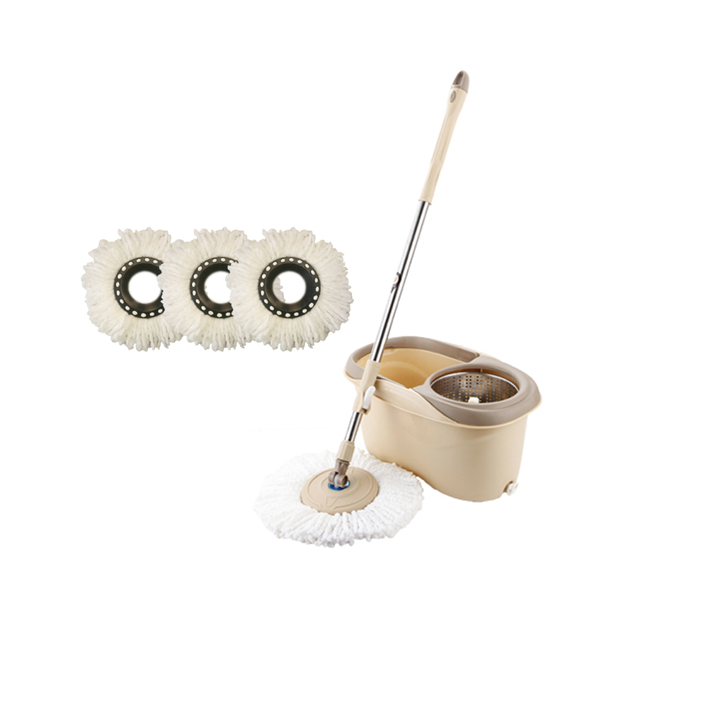 EASYMOP ไม้ม็อบพร้อมถังปั่น รุ่นคาปูชิโน่ | Makro PRO