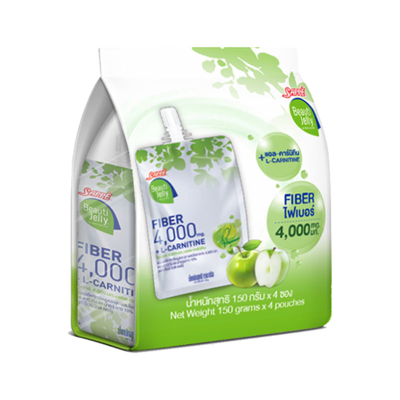 SAPPE BEAUTI DRINK Jelly Fiber 150 g x 4 | Makro PRO