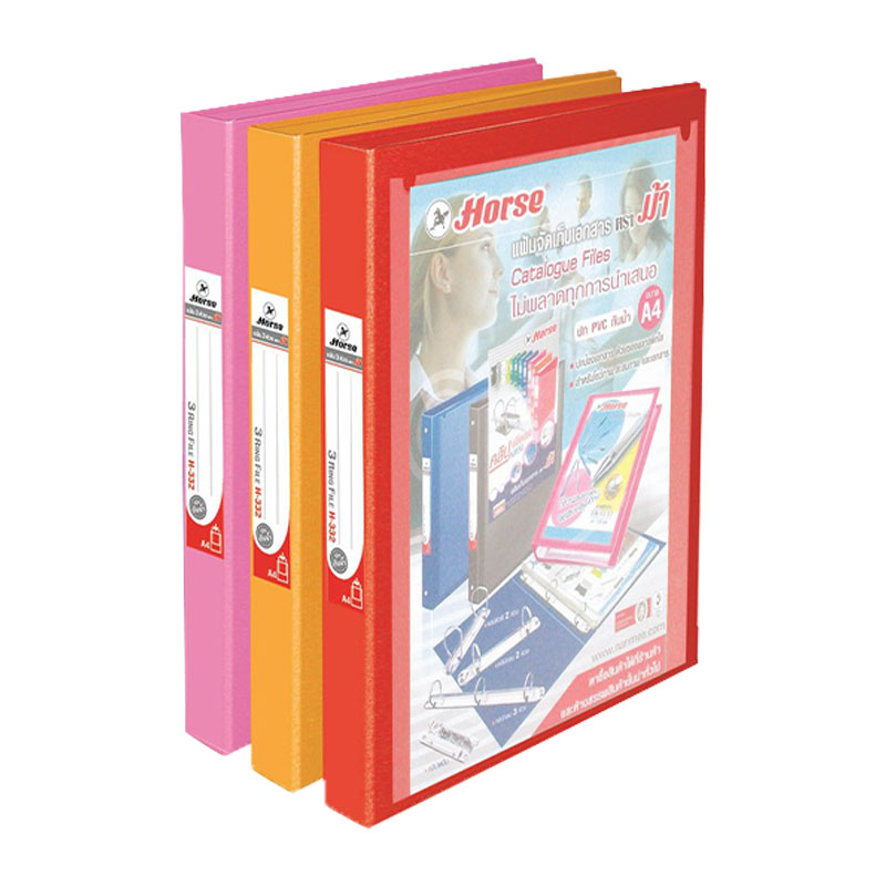 HORSE File Folder 10 Fill Assorted Color x 3 | Makro PRO