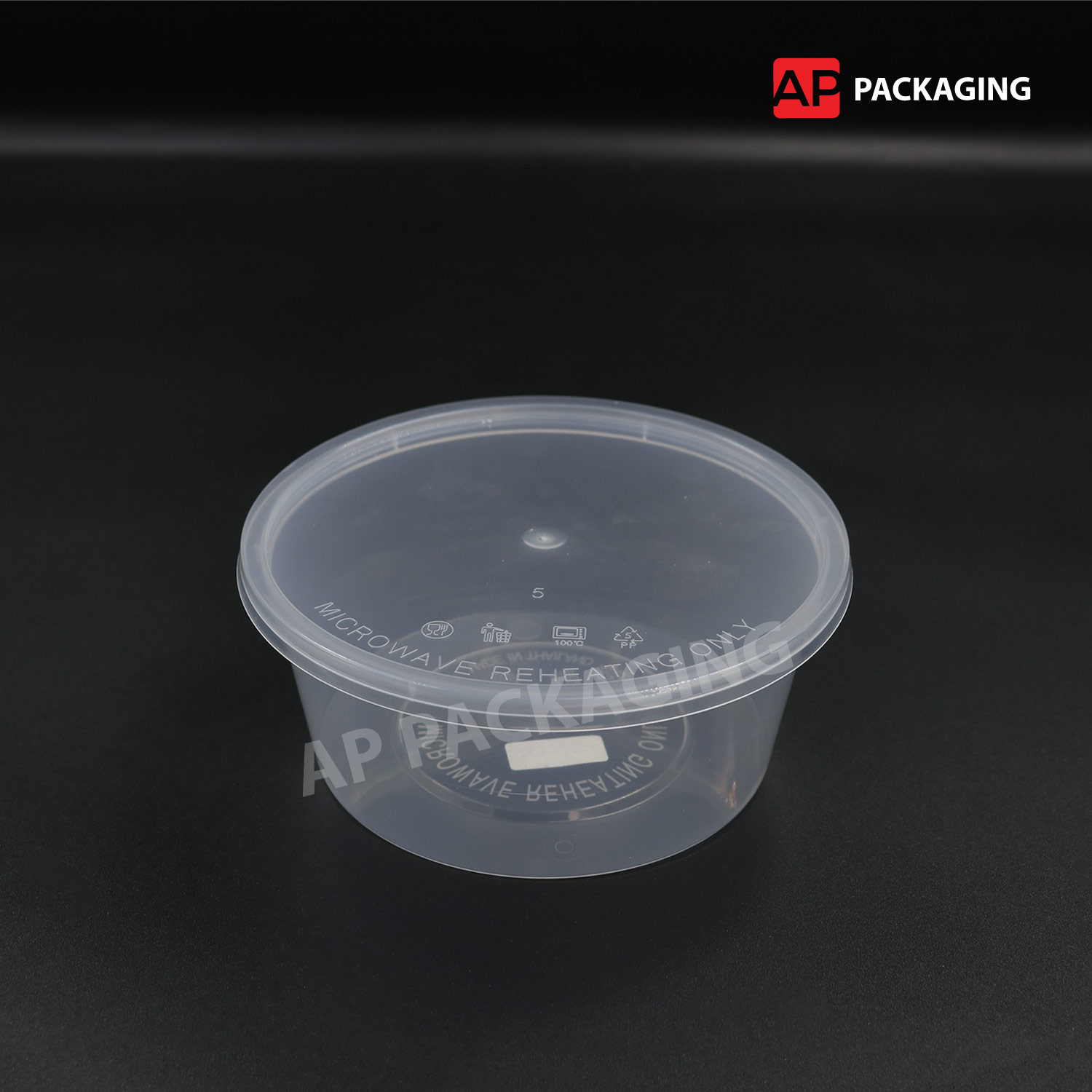 AP Packaging กล่องไมโครเวฟ แบบกลมหนา ขนาด 350 มล. x 450 ชิ้น/กล่อง ...