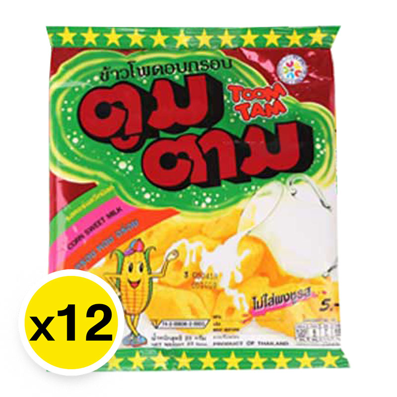TOOMTAM Corn Extruded Snack Sweet Corn Milk 23 g x 13 | Makro PRO
