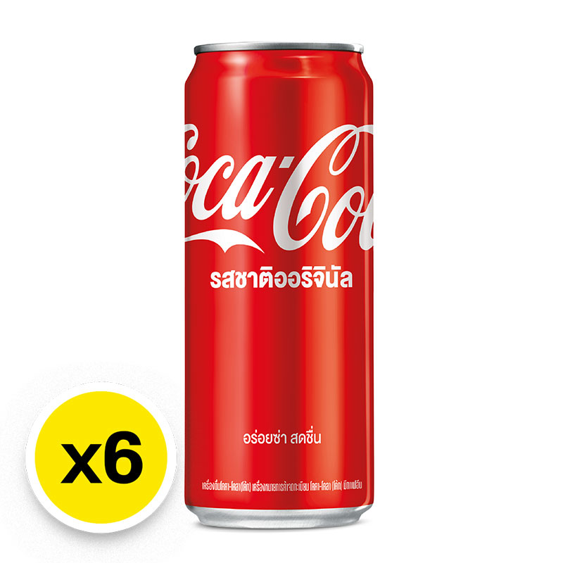 COKE Soft Drink Original 325 ml x 6 | Makro PRO