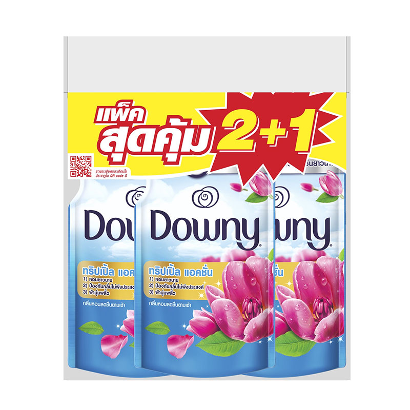 DOWNY Concentrate Softener Sunrise Fresh Blue 470 ml x 2+1 | Makro PRO