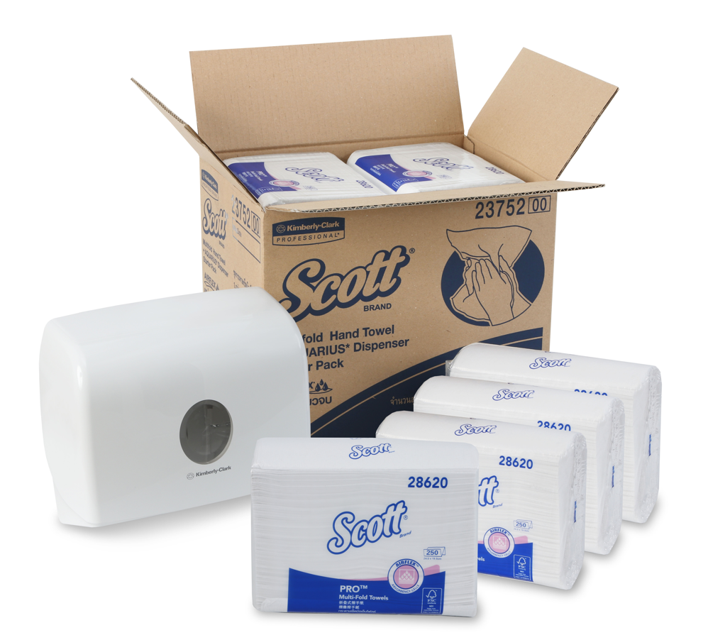 SCOTT PRO Multi-Fold Paper Towel and KIMBERLY-CLARK PROFESSIONAL ...