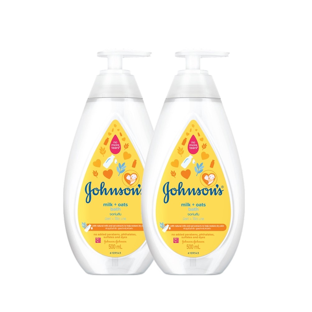 Johnson'S Baby 500MlL. Milk+Oat Bath x 2 | Makro PRO