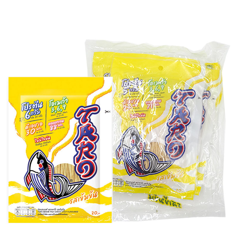 TARO Fish Snack Spicy Flavored 20 g x 6 | Makro PRO