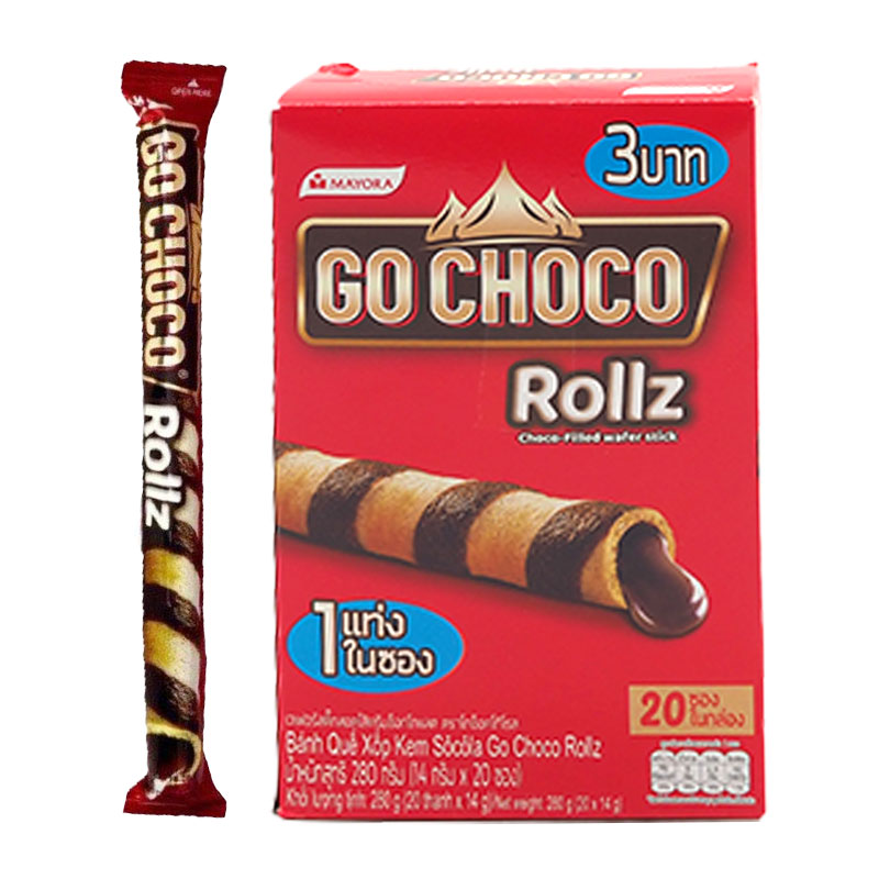 GO CHOCO Rollz 14 g x 20 | Makro PRO