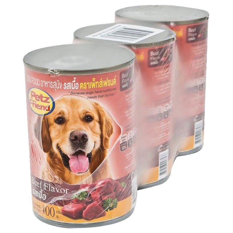 PETZ FRIEND Dog Food Beef 400 g x 3 | Makro PRO