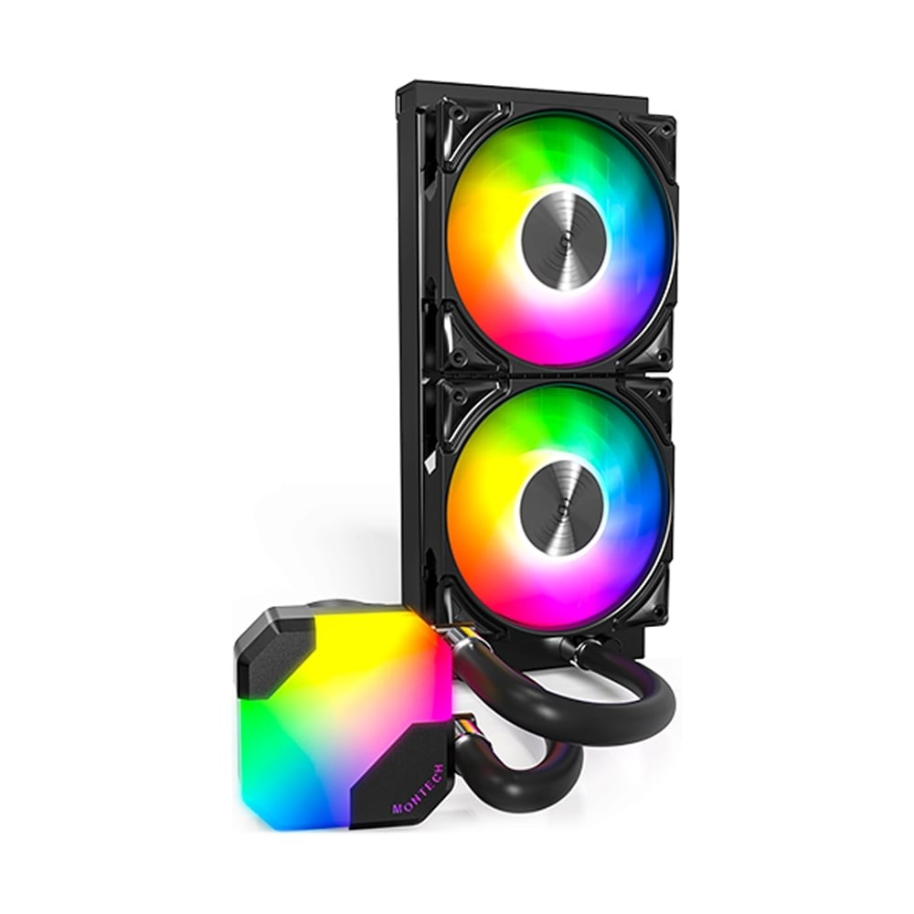 LIQUID COOLING MONTECH HYPERFLOW ARGB 240 BLACK - A0162384 | Makro PRO