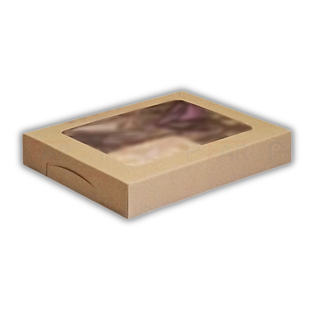 ตราสนคู่ กล่องสี่เหลี่ยมผืนผ้า ไซส์ L เจาะ HE184 24 x 19 x 4 ซม. สีวอลน ...