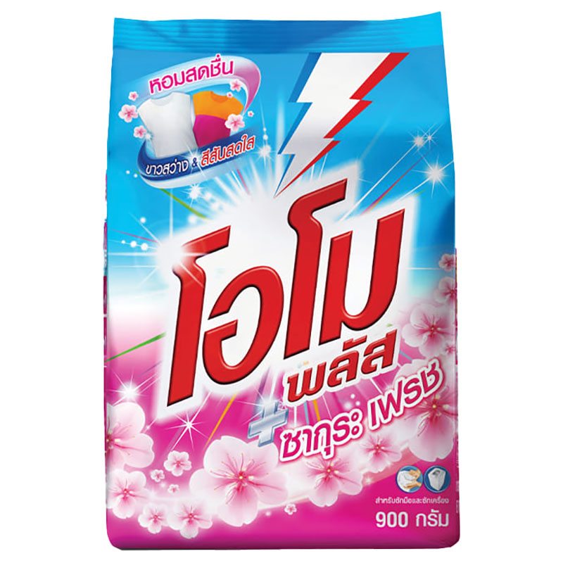 OMO Plus Concentrate Detergent Sakura Fresh Pink 900 g | Makro PRO