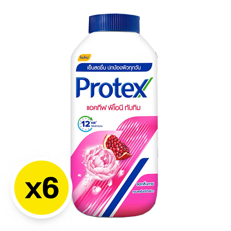 PROTEX Talcum Pomegranate 140 g x 6 | Makro PRO