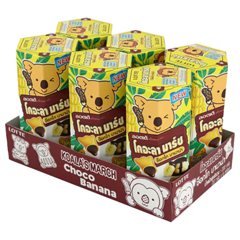 KOALA'S MARCH Choco Banana 37 g x 6 | Makro PRO