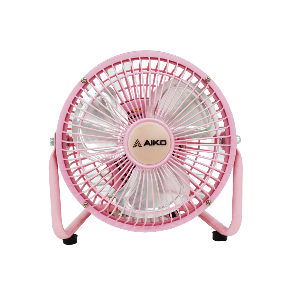 พัดลมตั้งโต๊ะ6 นิ้ว AIKO AVF-006 สีชมพู | Makro PRO