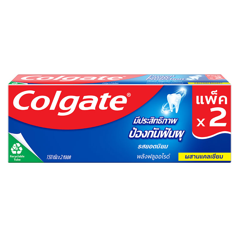COLGATE Toothpaste Great Regular Flavor Twin Pack (New Formula) 150 g x ...