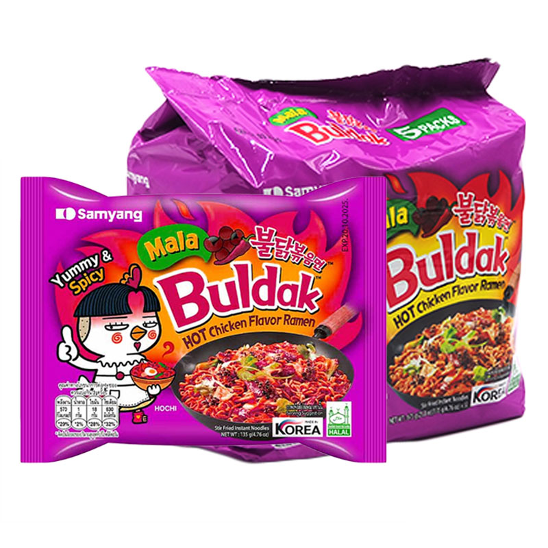 SAMYANG Buldak Ramen Mala 135 g 5 pcs | Makro PRO