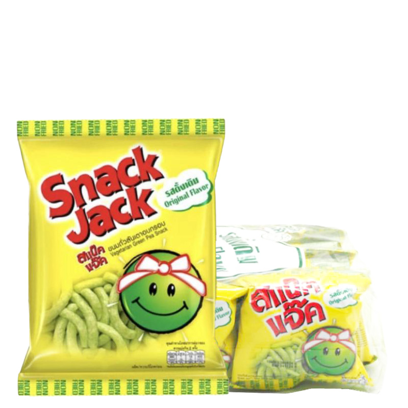SNACK JACK Green Pea Snack Original 15 g x 12 | Makro PRO