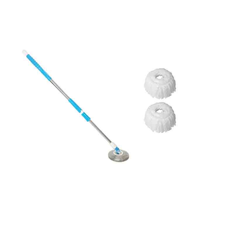 EASYMOP ชุดด้ามไม้สแตนเลสอีซี่ม็อบรุ่น แอปเปิ้ล สีฟ้า | Makro PRO