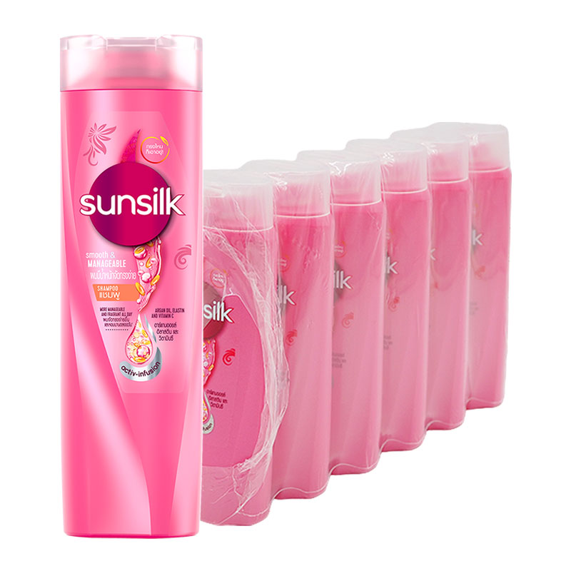 SUNSILK Conditioner Smooth and Manageable Pink 110 ml x 6 | Makro PRO