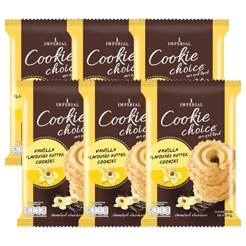 COOKIE CHOICE Vanilla 50 g x 6 | Makro PRO