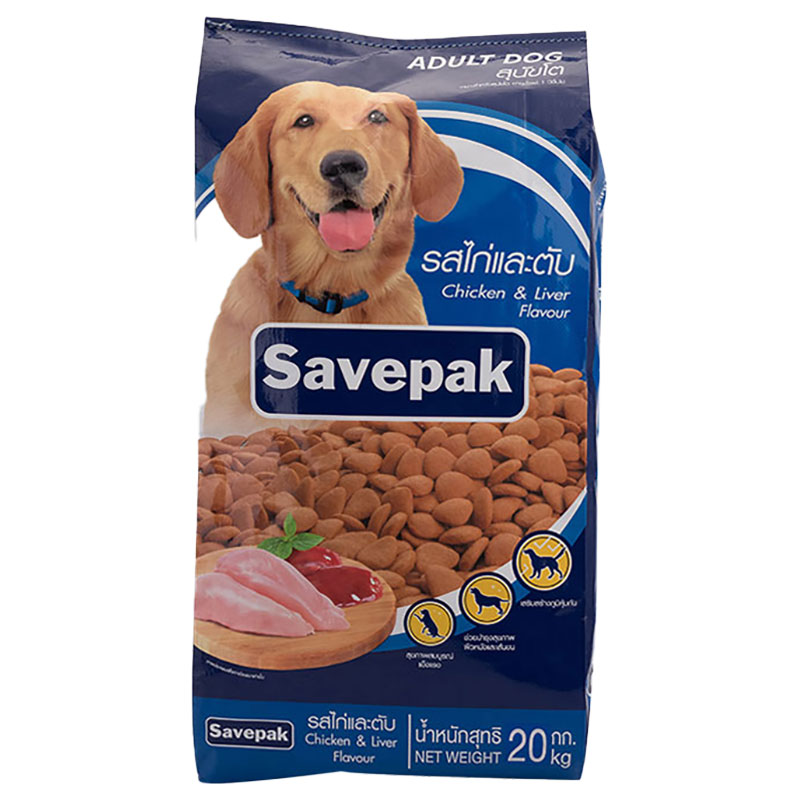 SAVEPAK Adult Dog Food Chicken & Grilled Liver Flavour 20 Kg | Makro PRO