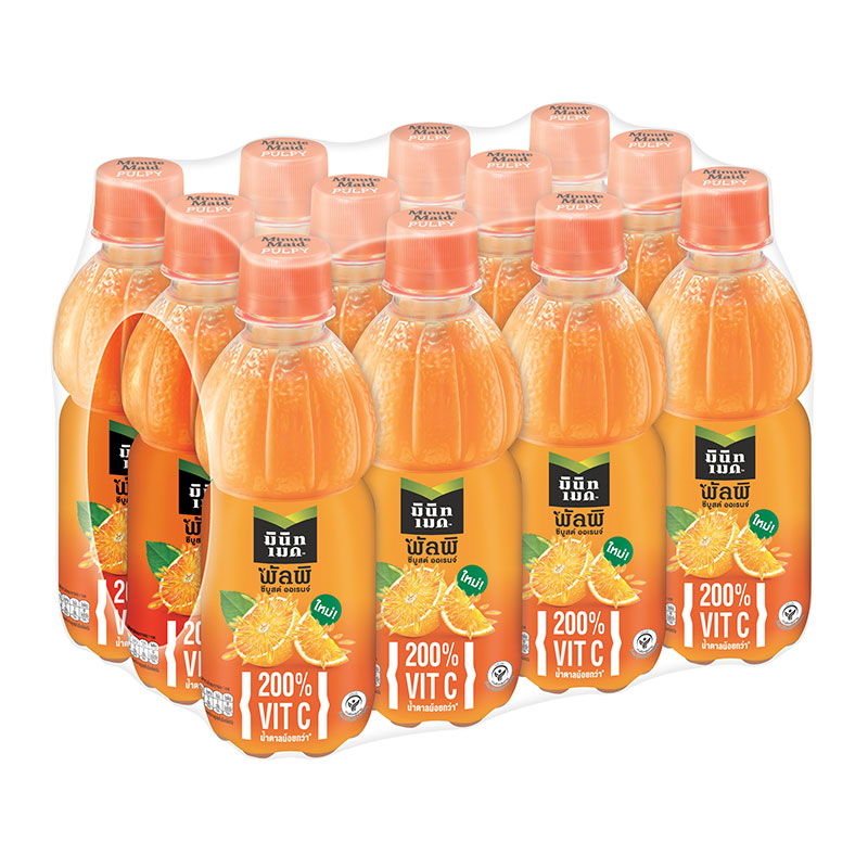 MINUTE MAID Pulpy C-Boost Orange Juice 290 ml x 12 | Makro PRO