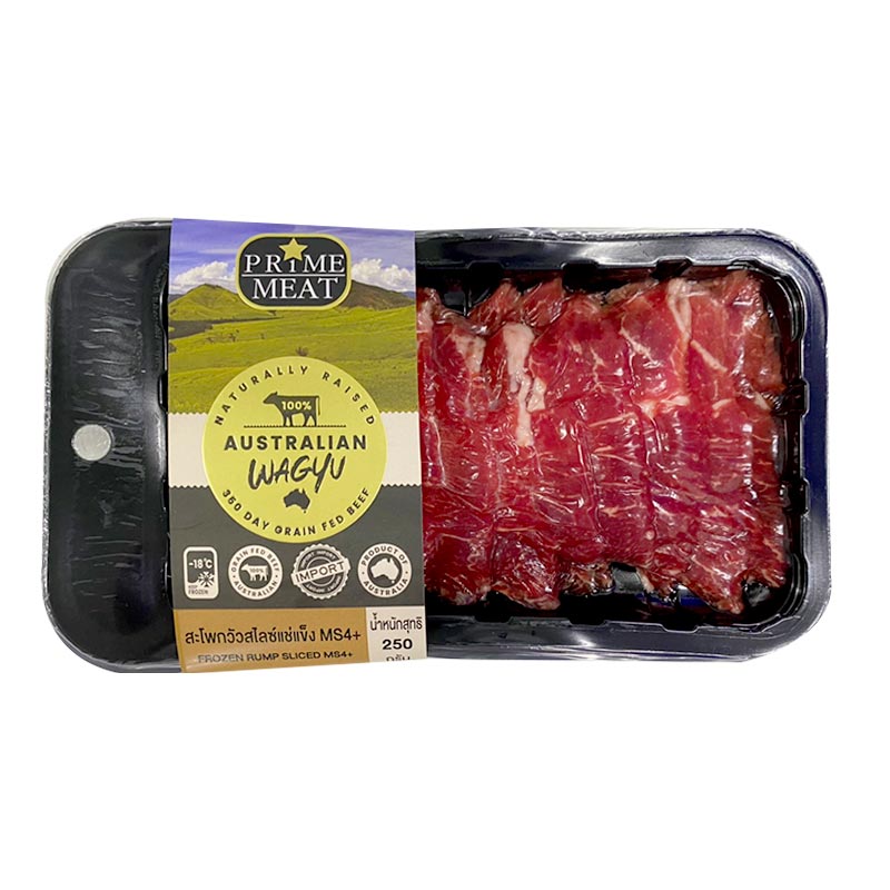 PRIME MEAT Frozen Australian Wagyu Rump Slice MS4+ 250 g | Makro PRO