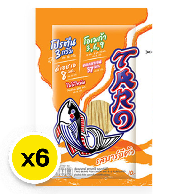 TARO Fish Snack BBQ Flavored 10 g x 6 | Makro PRO