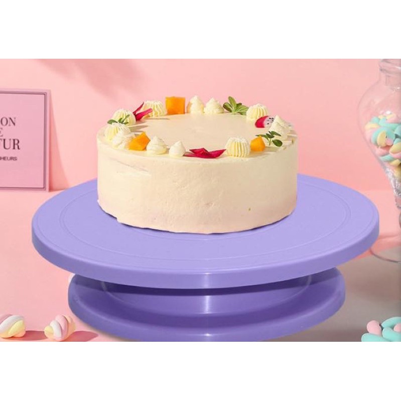 Ks Bakery แป้นเค้กพลาสติก สีม่วง | Makro PRO