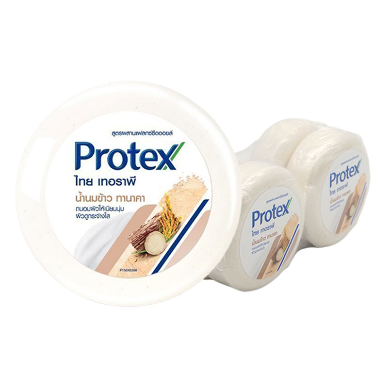 PROTEX Thai Therapy Rice Milk Tanaka 130 g x 4 | Makro PRO