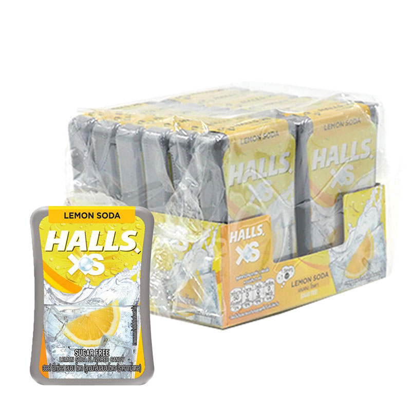 HALLS XS LEMON SODA 21 tablets x 12 | Makro PRO
