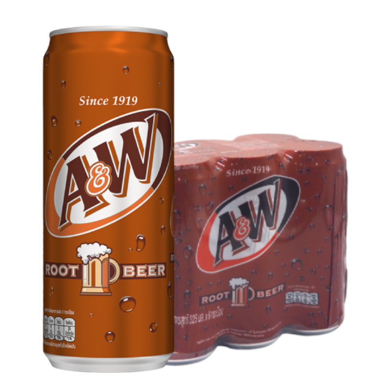 A&W Root Beer Can 325 ml x 6 | Makro PRO