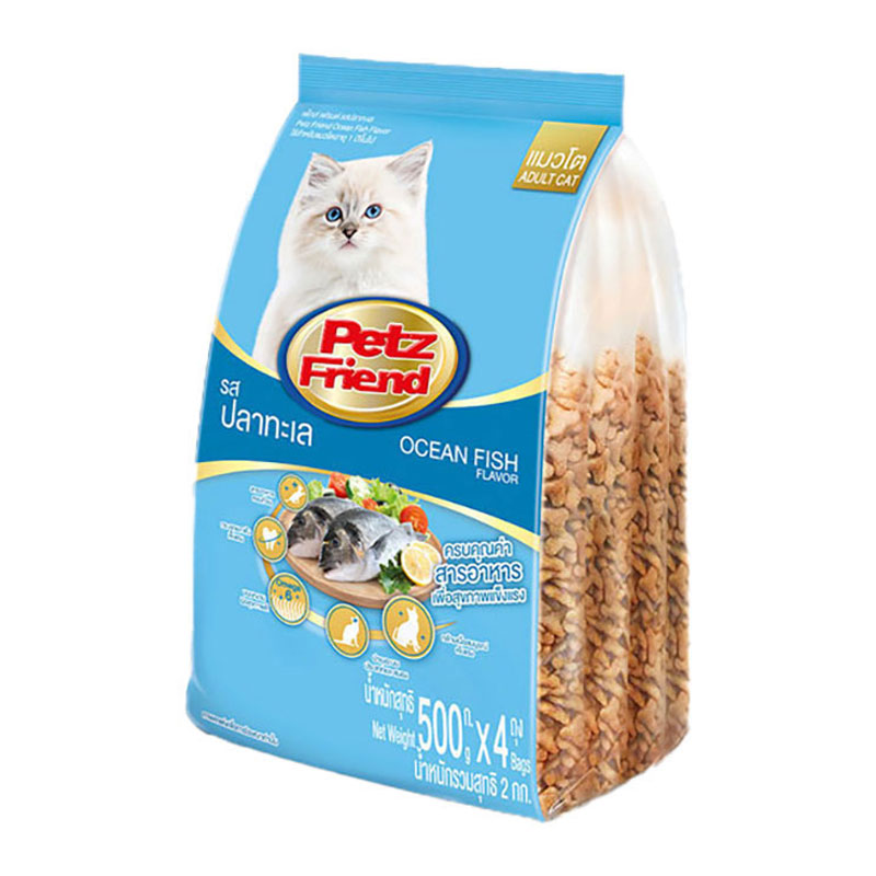 PETZ FRIEND Cat Food Sea Fish 500 g 4 pcs | Makro PRO