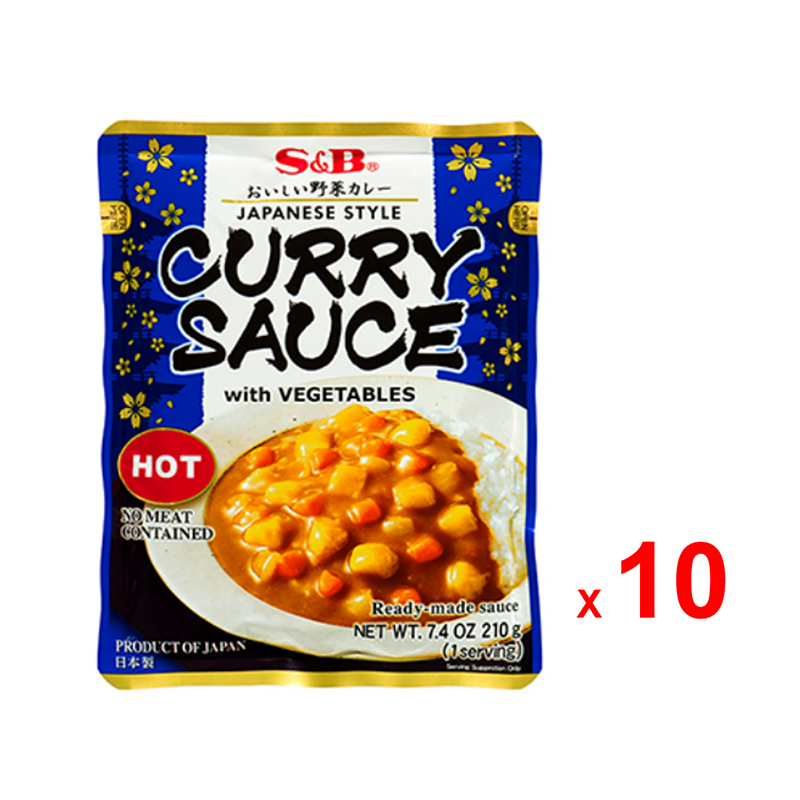 S & B Curry Sauce with Vegetable - Ready Made Sauce with Potatoes ...