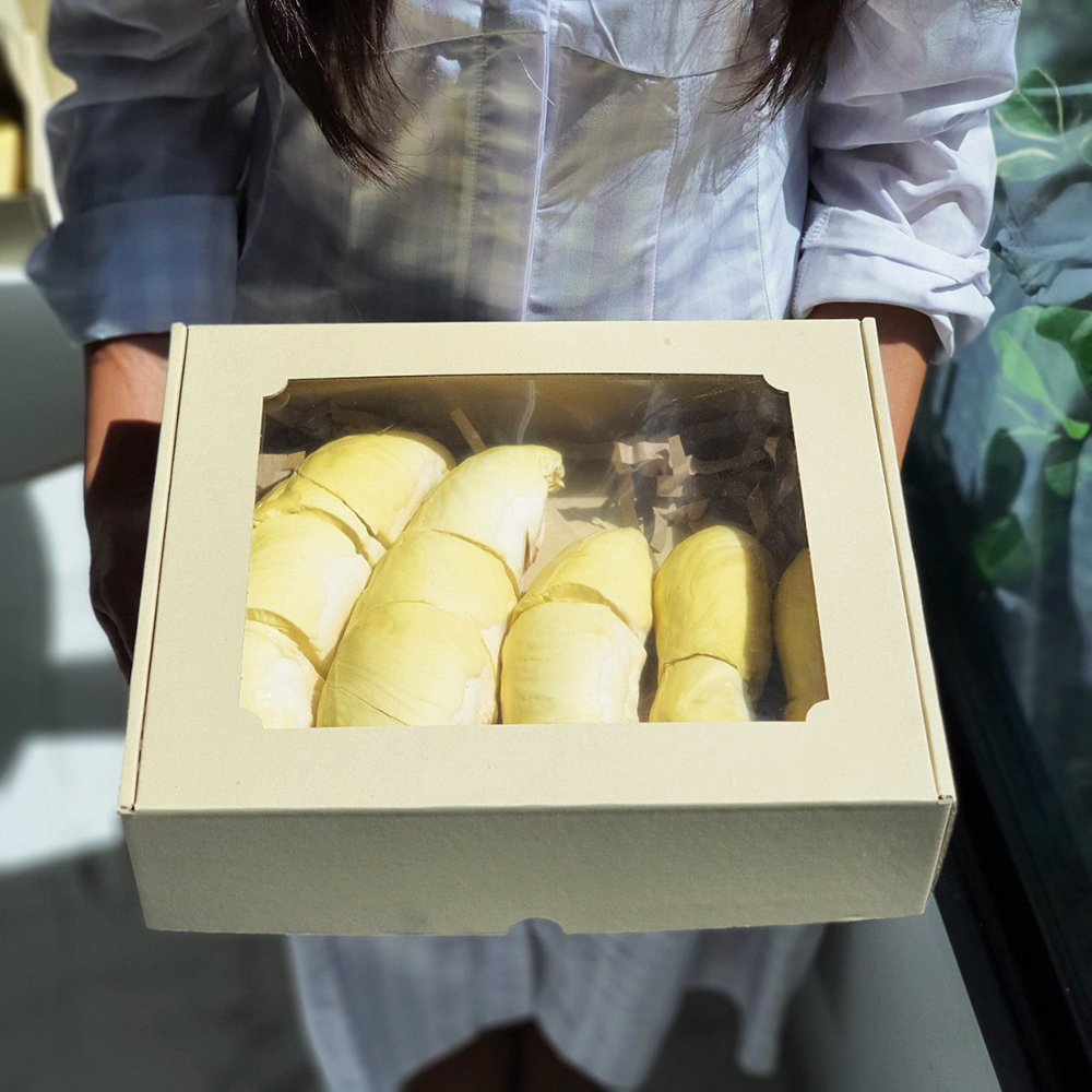 GoodBoxPack กล่องลูกฟูก เจาะหน้าต่าง ไซส์ x L แพ็ค 10 ใบ | Makro PRO