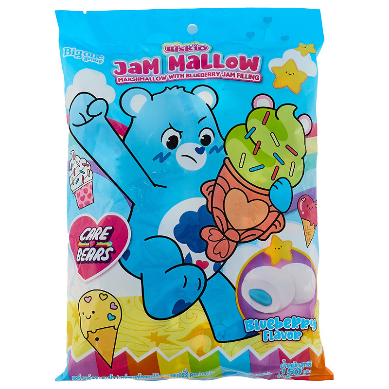 BISKIO Care Bears Jam Mallow Blueberry 150 g | Makro PRO