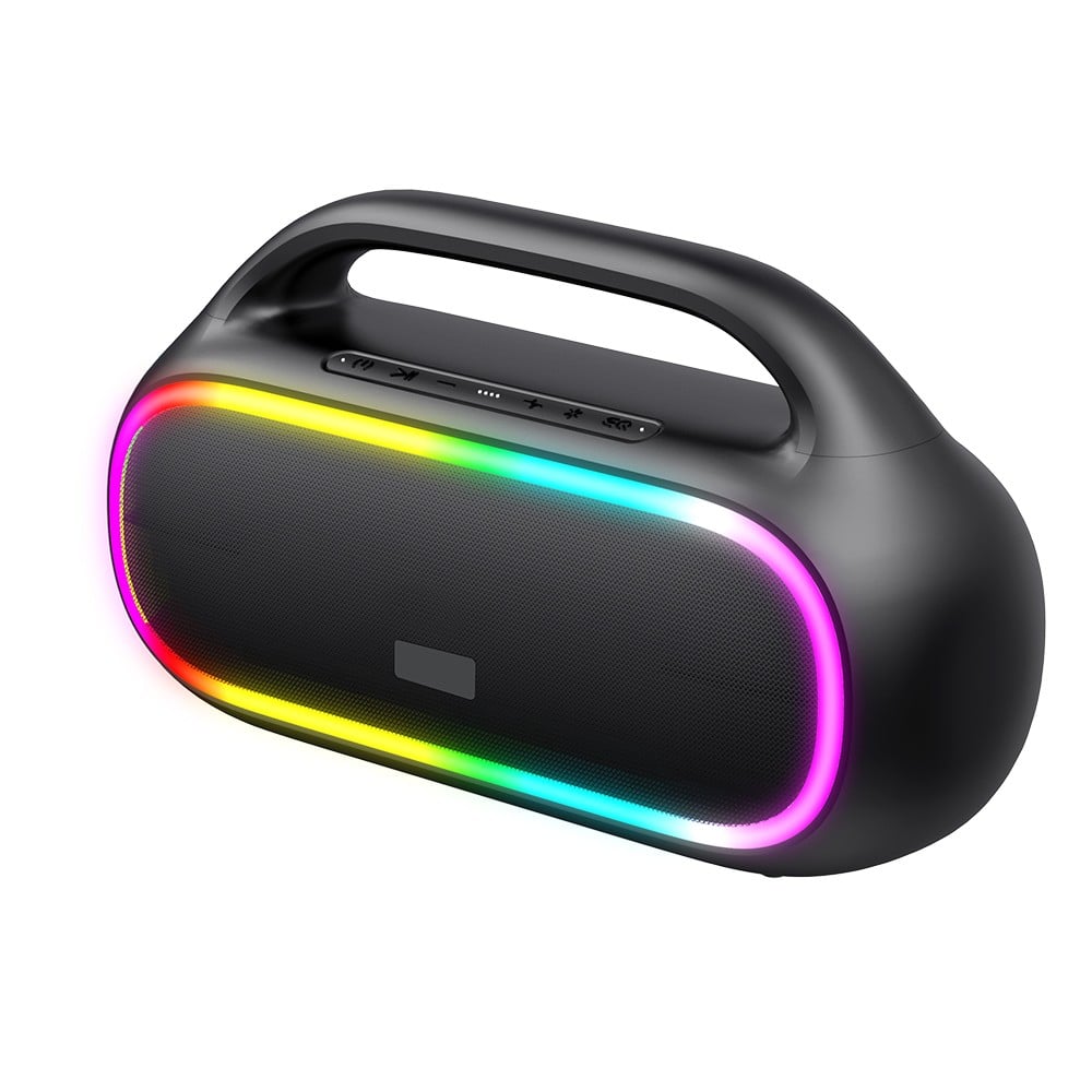 TECHPRO Bluetooth Speaker LED Party Black | Makro PRO