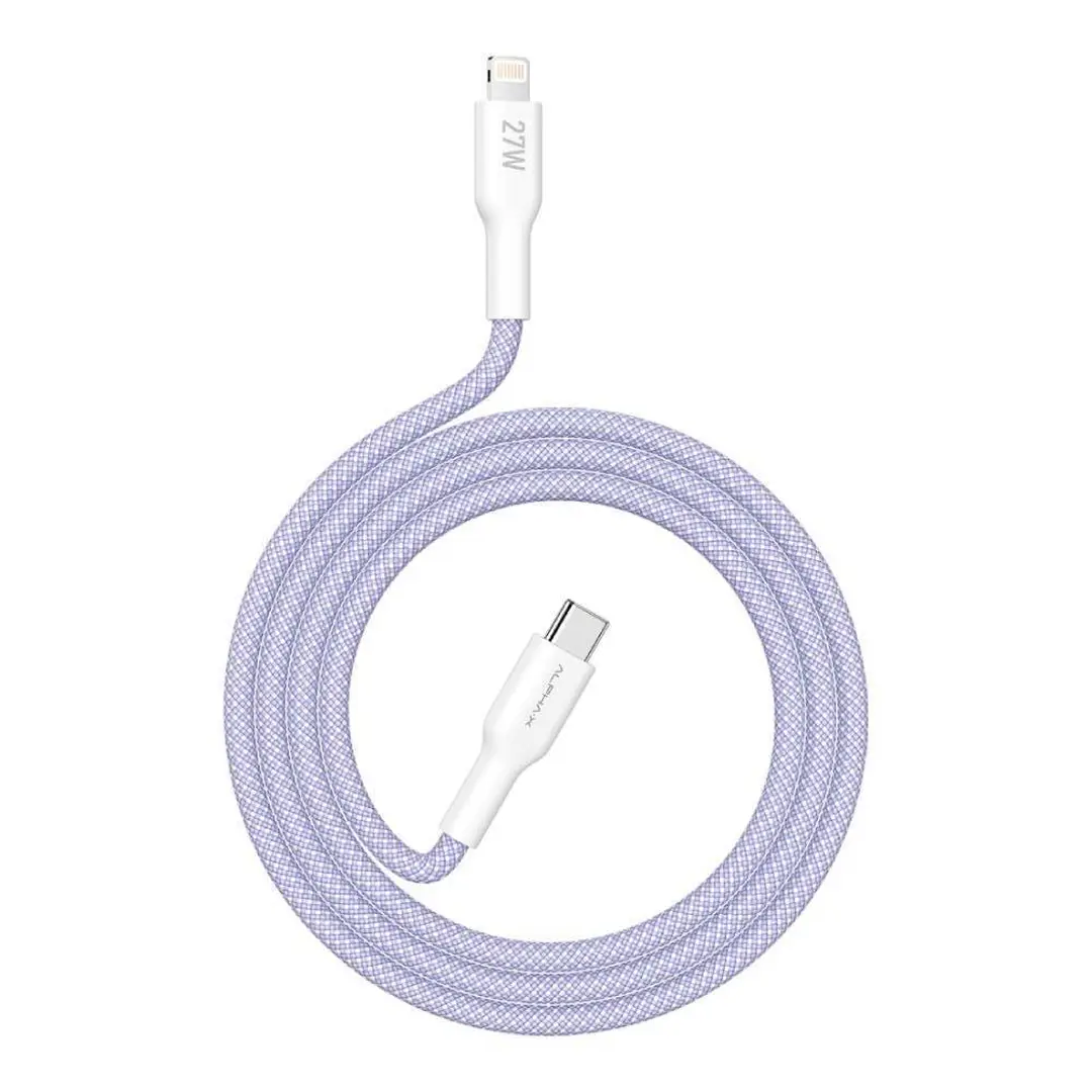 ALPHA.X สายชาร์จ USB-C to Lightning Cable 1.2M Purple (ALUSB-CL2 ...